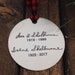 Your Handwritten Ornament -personalized Christmas Ornaments- Your ...