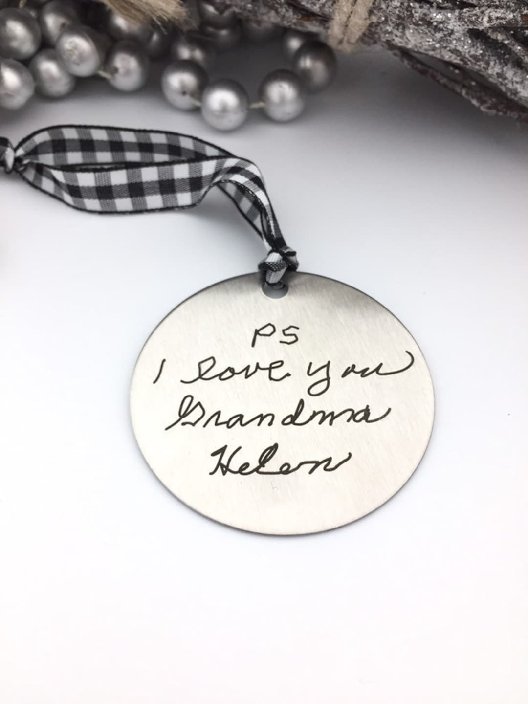 Your Handwritten Ornament -personalized Christmas Ornaments- Your ...