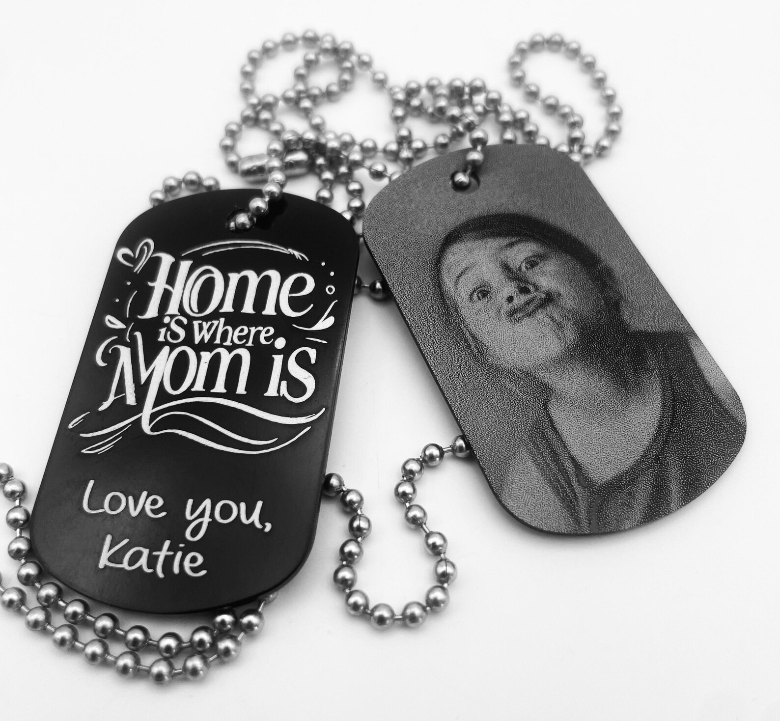 Man's Best Friend - Dog Tag - Custom Photo, Text, & Handwriting Options ...