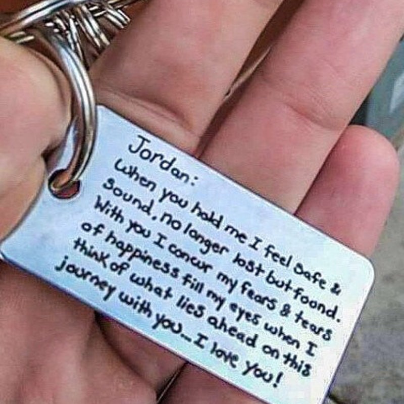 Engraved Key Chain - Etsy
