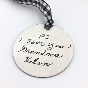 Your Handwritten Ornament -personalized Christmas Ornaments- Your ...