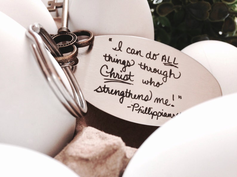 Handwritten Key Chain, Your Handwriting Keychain - or Font, Oval Steel ...