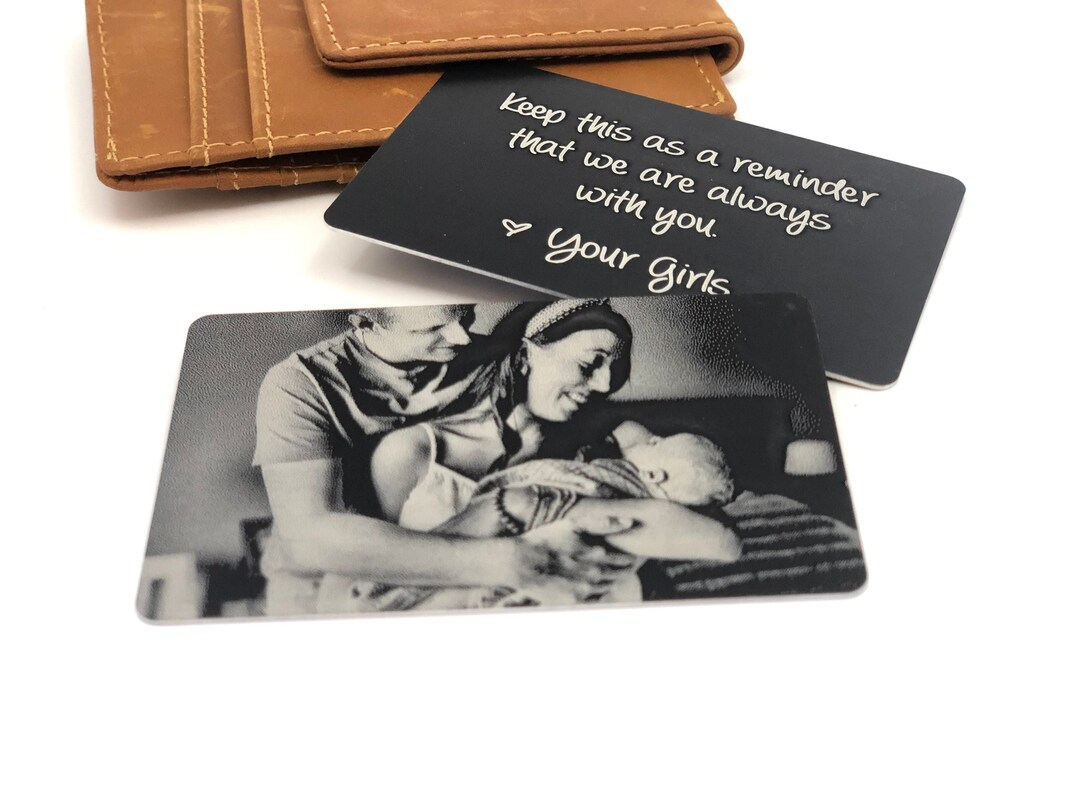 Engraved Picture Wallet Insert - Perfect Gift for That Special Someone ...