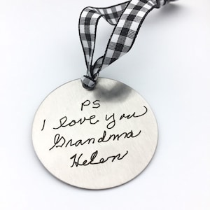 Your Handwritten Ornament -personalized Christmas Ornaments- Your ...