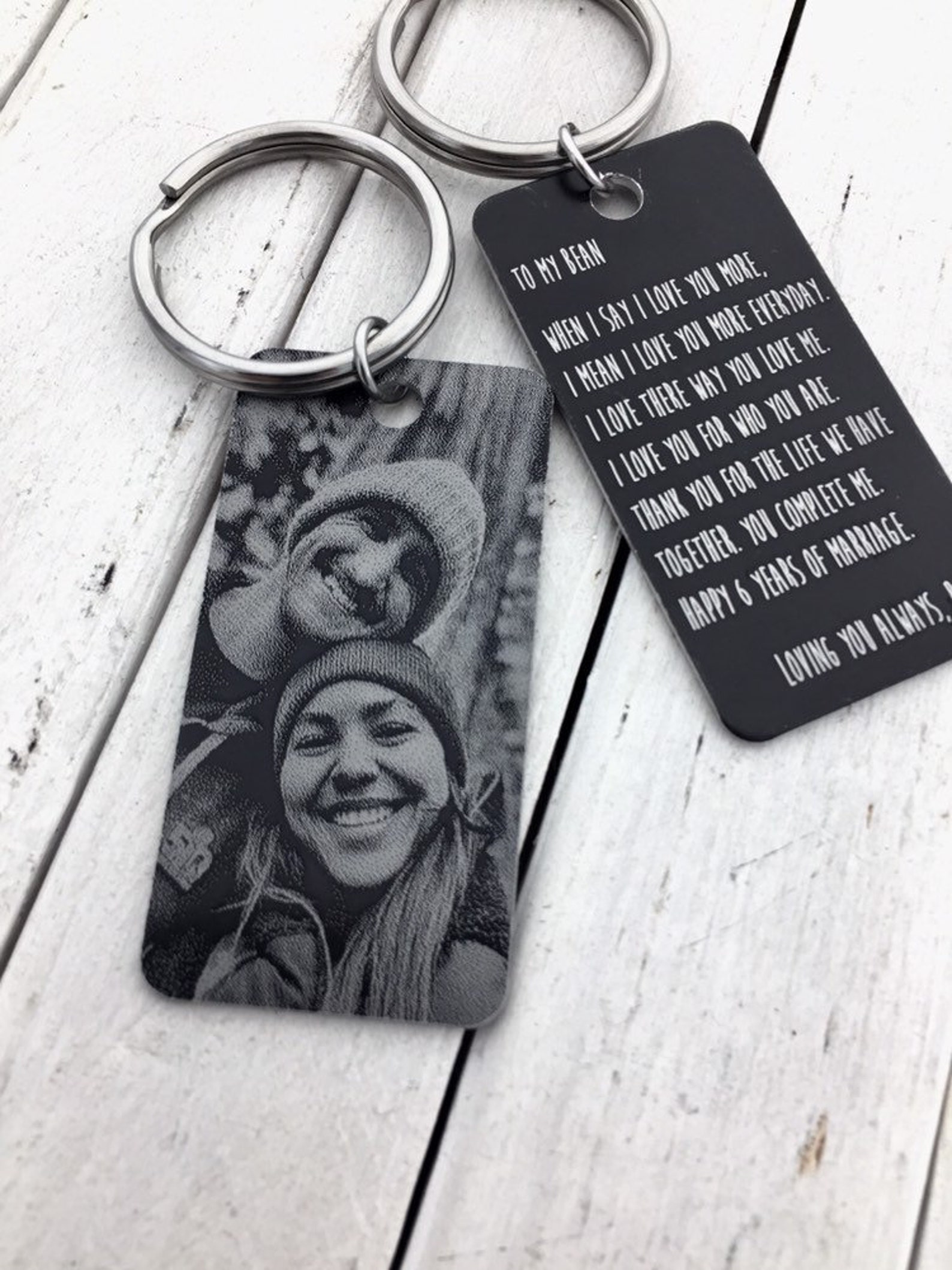 Personalized Photo Keychain customize W/your Handwriting or - Etsy