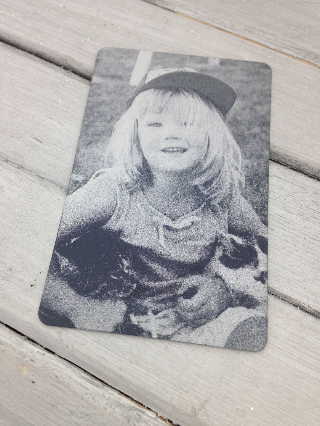 Photo Wallet Card - Your Handwriting Option - Personalized Laser ...