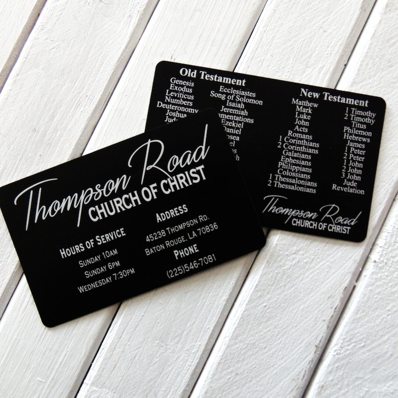 Church Membership Cards - Etsy