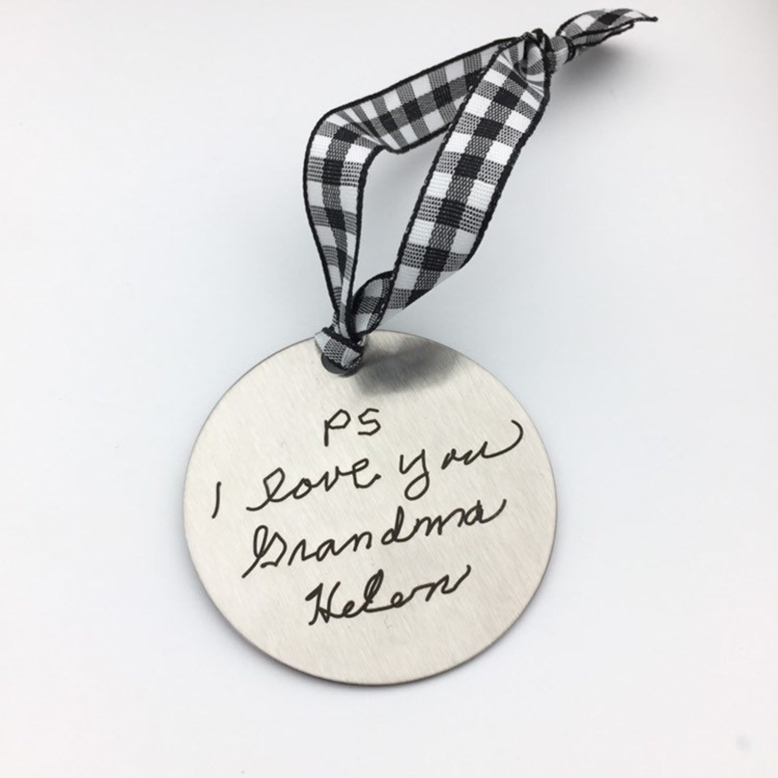 Your Handwritten Ornament personalized Christmas Ornaments - Etsy