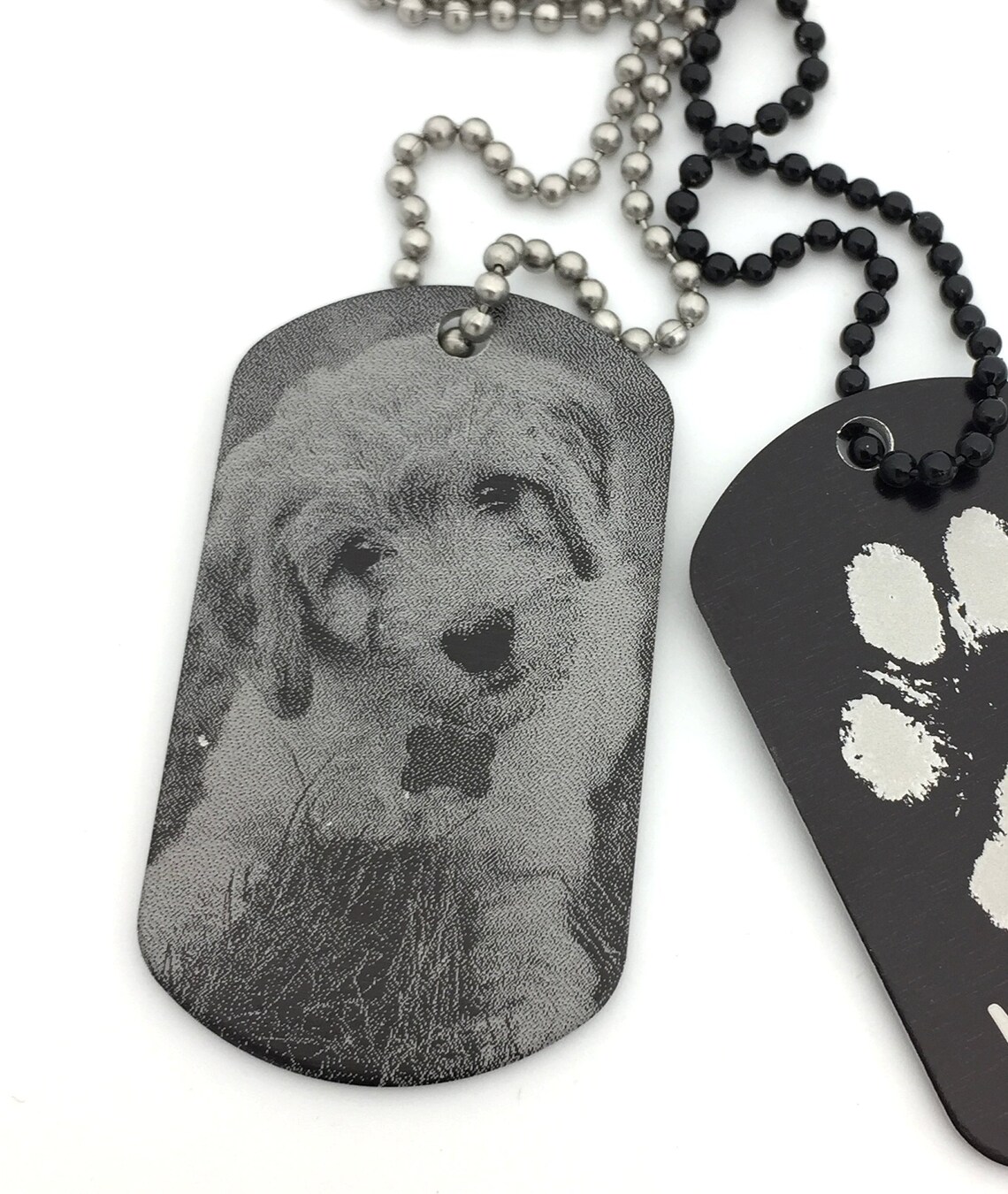 Man's Best Friend - Dog Tag - Custom Photo, Text, & Handwriting Options ...