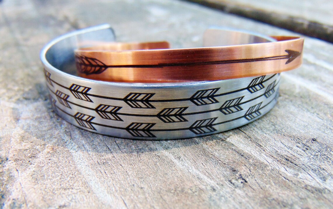 Stainless Steel Cuff Bracelet .25 X 6 Adjustable | Etsy