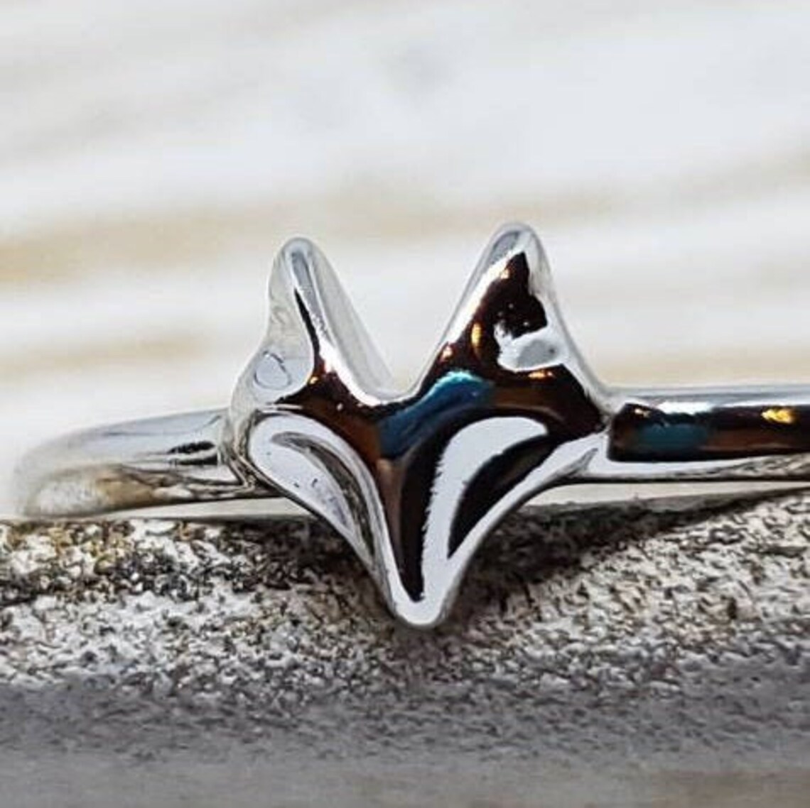 Fox Ring Fox Jewelry Animal Rings Animal Jewelry Silver - Etsy