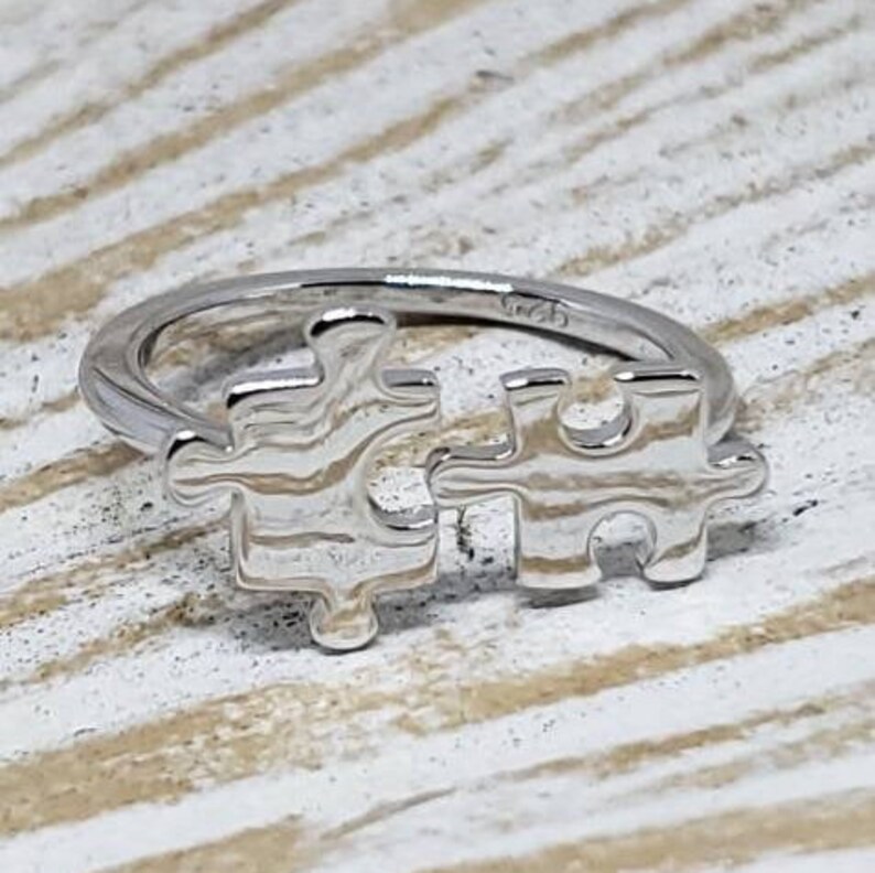 Puzzle Ring Sterling Silver Ring 925 Ring 925 Sterling - Etsy