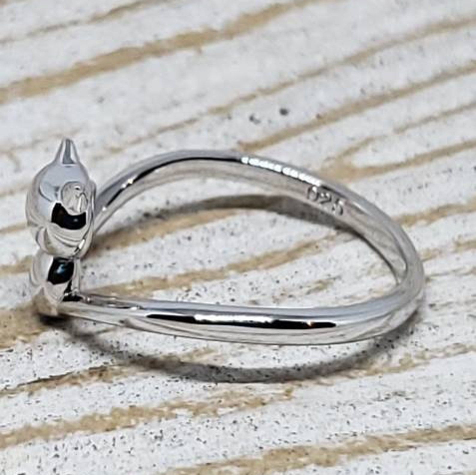 Cat Ring Silver, Cat Ring, Sterling Silver Ring, 925 Sterling Silver ...