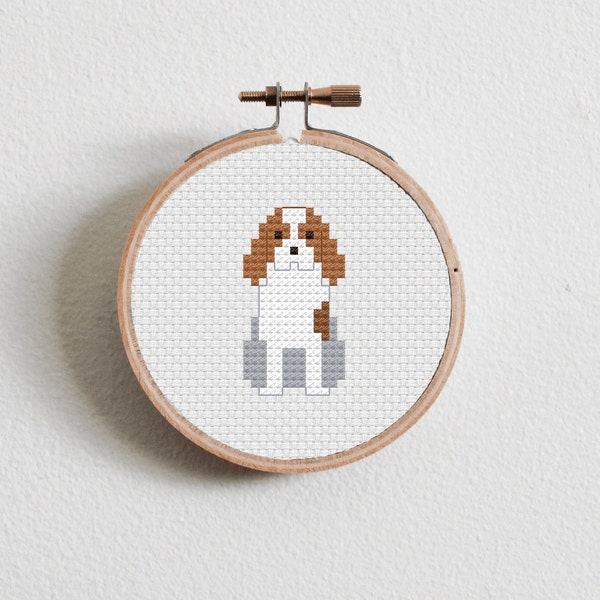 Cavalier King Charles Spaniel Cross Stitch Pattern - Etsy