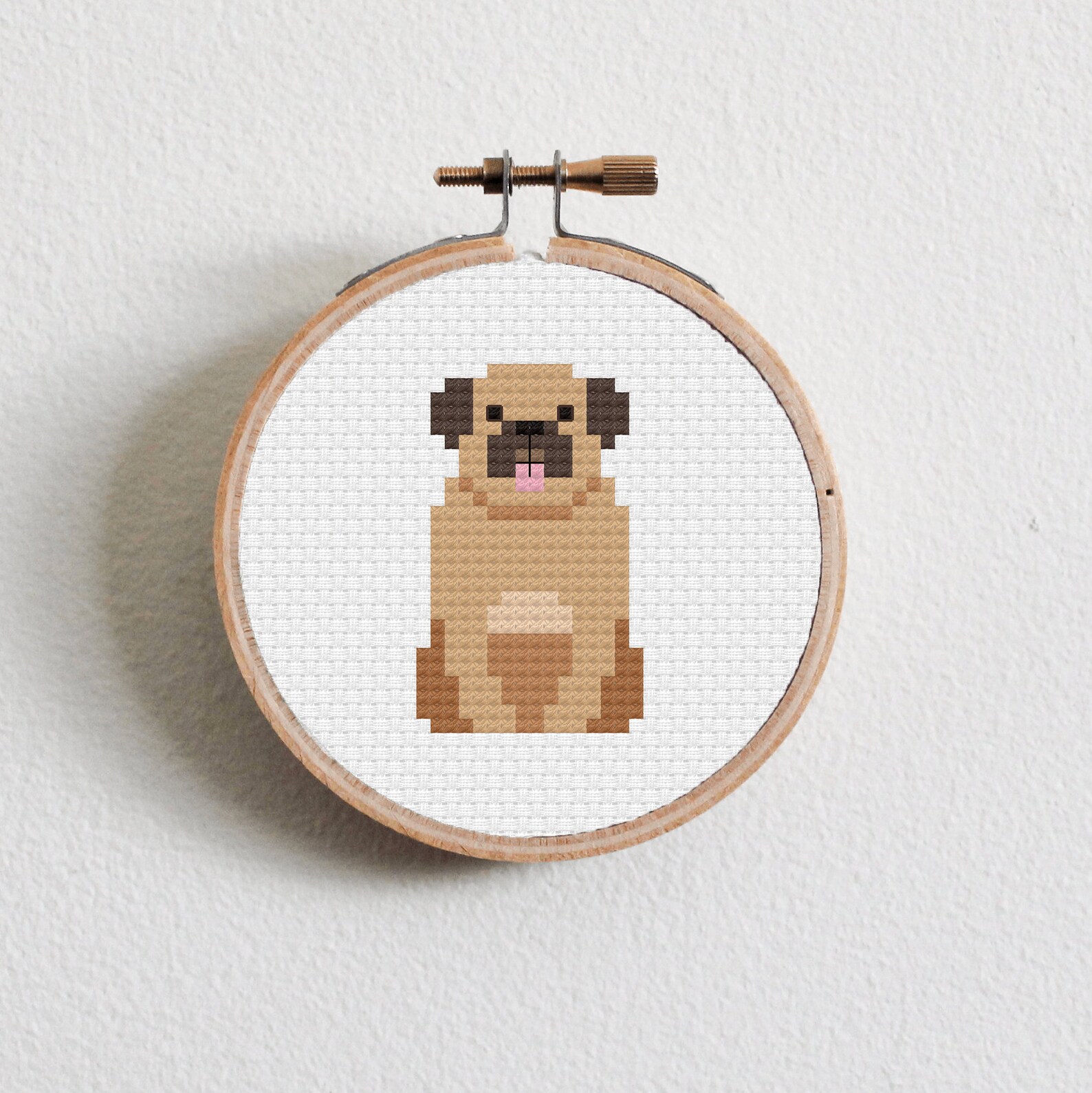 Pug Cross Stitch Pattern - Etsy