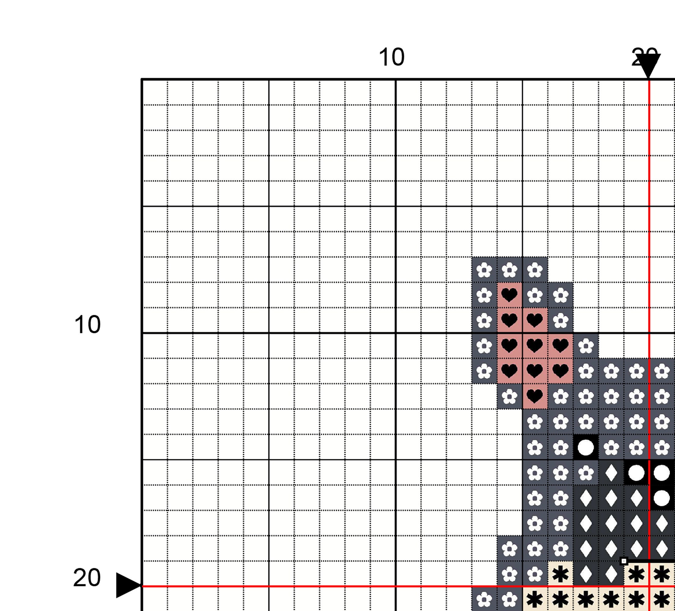 Blue Frenchie French Bulldog Cross Stitch Pattern | Etsy