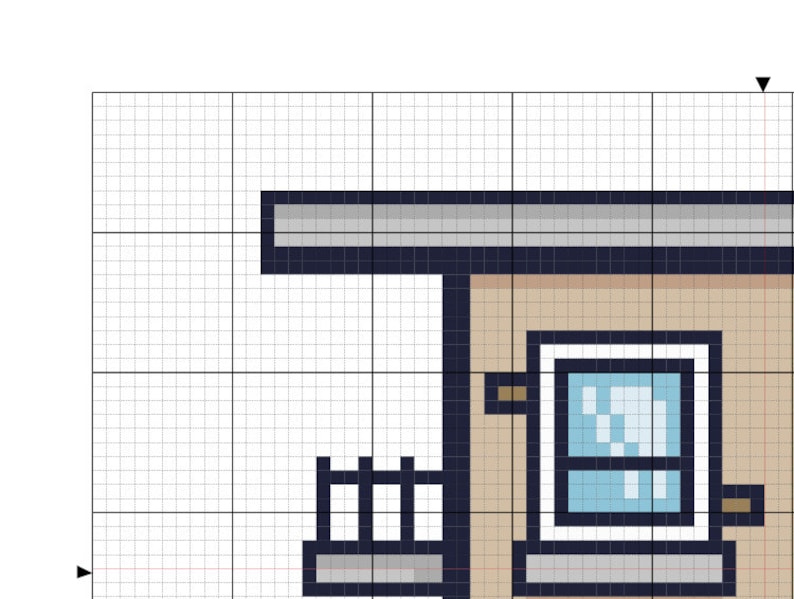 Brick Apartment Cross Stitch Pattern - Etsy