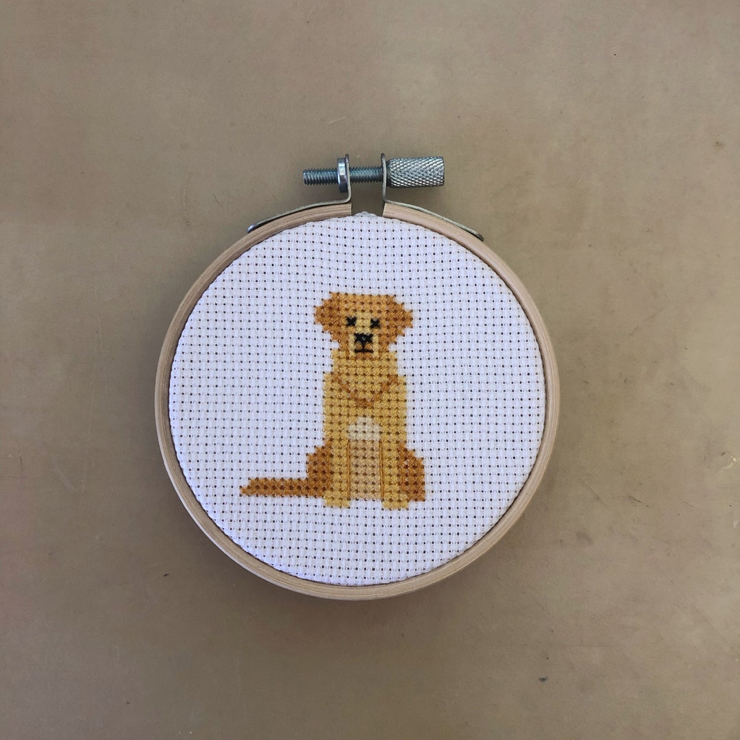 Golden Retriever Cross Stitch Pattern - Etsy