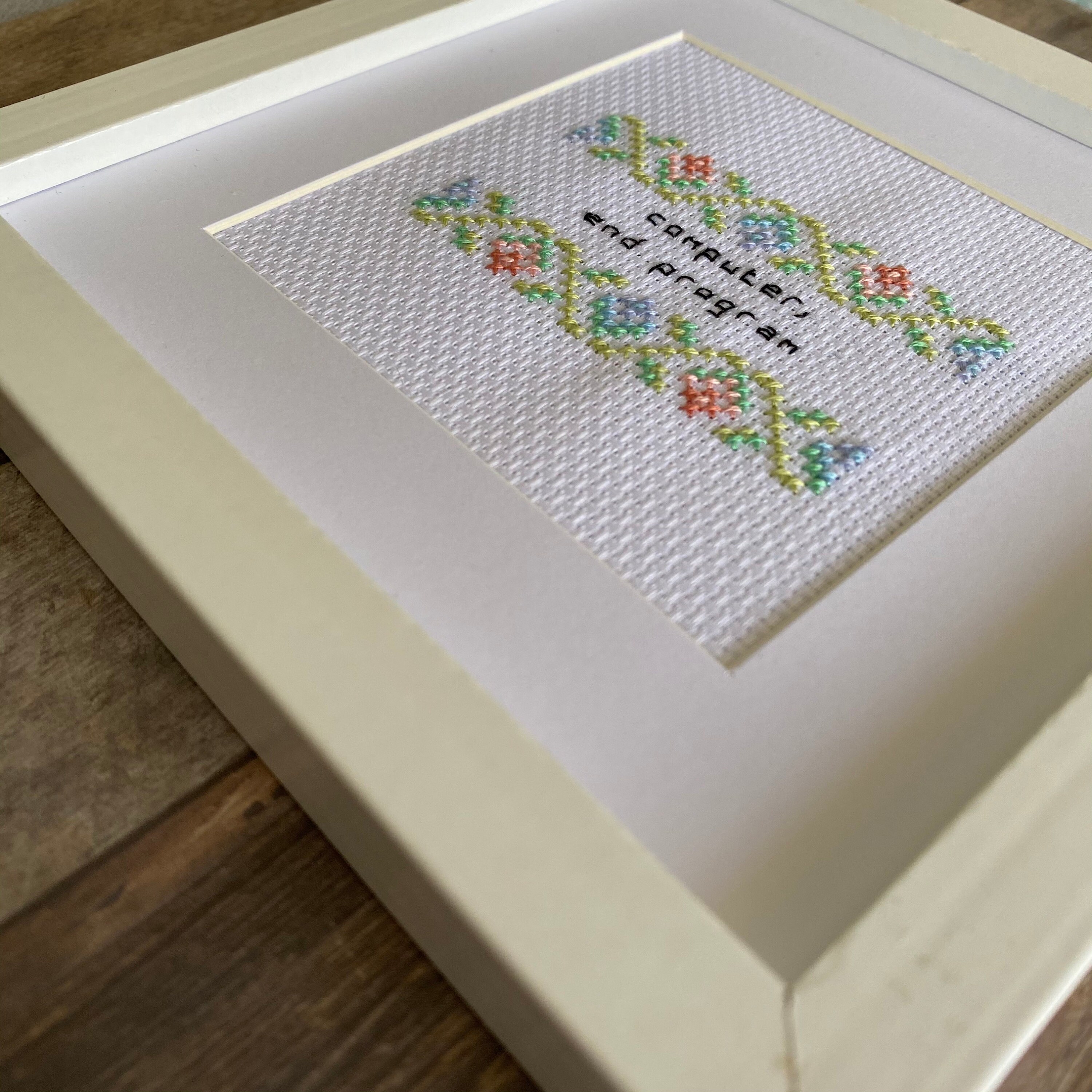 Computer End Program Cross Stitch Pattern - Etsy