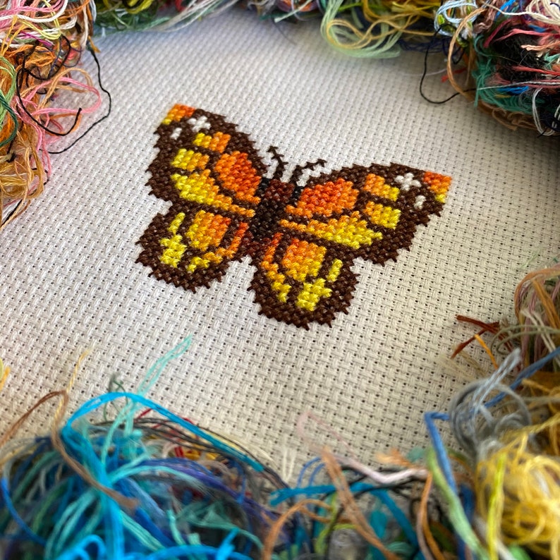 Animal Crossing Monarch Butterfly Cross Stitch Pattern - Etsy