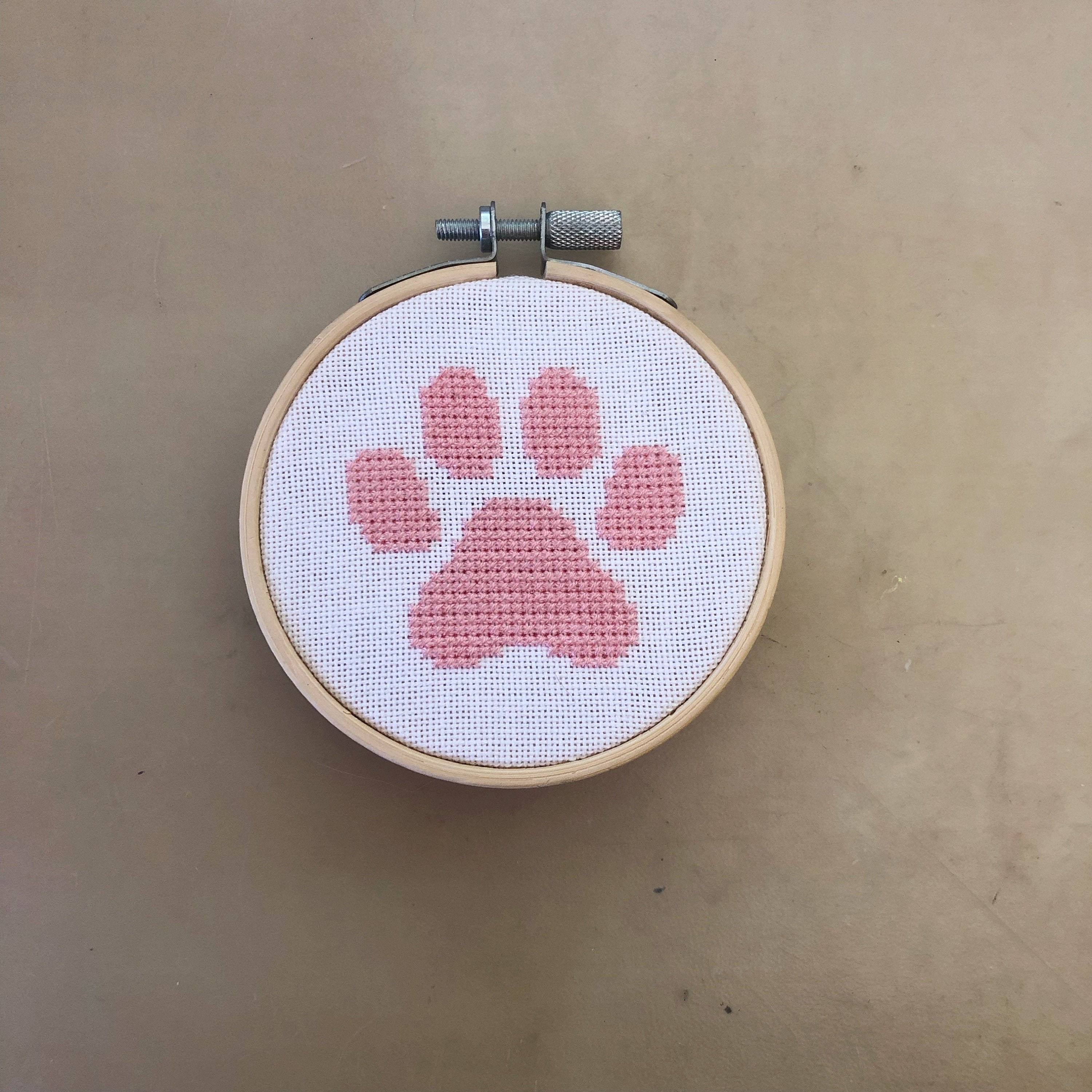 Plain Paw Print Cross Stitch Pattern - Etsy