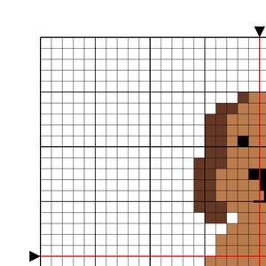 Brown Cockapoo Cross Stitch Pattern - Etsy