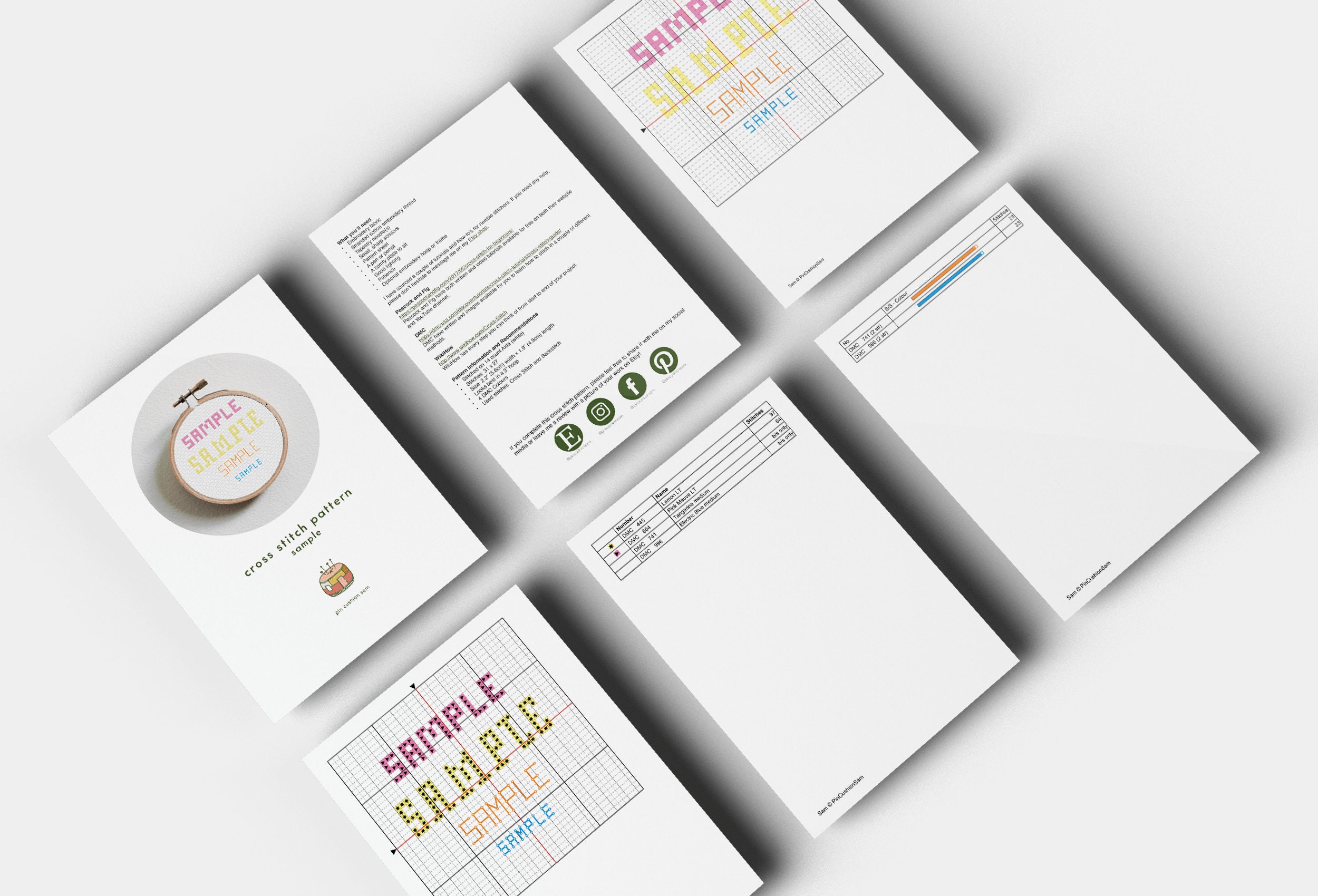 Pitbull Cross Stitch Pattern | Etsy