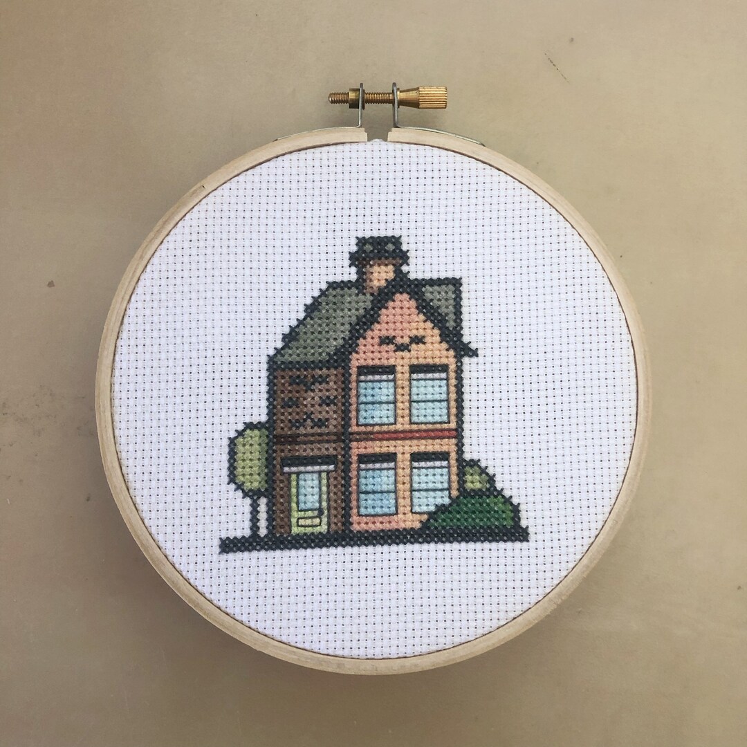 Brownstone Cross Stitch Pattern - Etsy