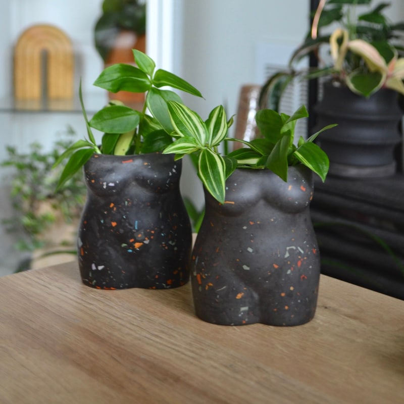 Female Body Planter - Etsy