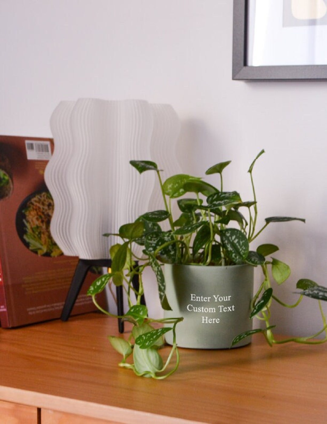 Custom Text Planter, Wedding, Custom Engagement Gift for Bridal Shower ...