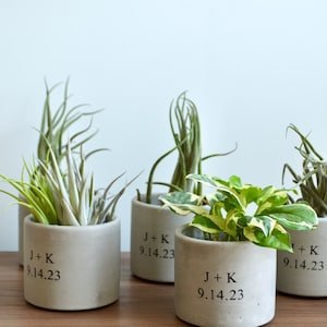 Custom Text Planter, Wedding, Custom Engagement Gift for Bridal Shower ...