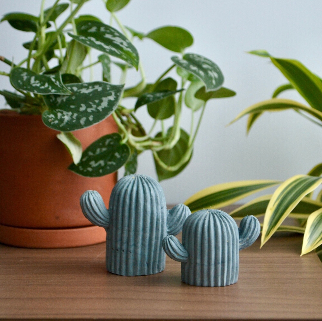 Cactus Decorative Statue | Desktop Pals | Desk Decor | Tabletop ...