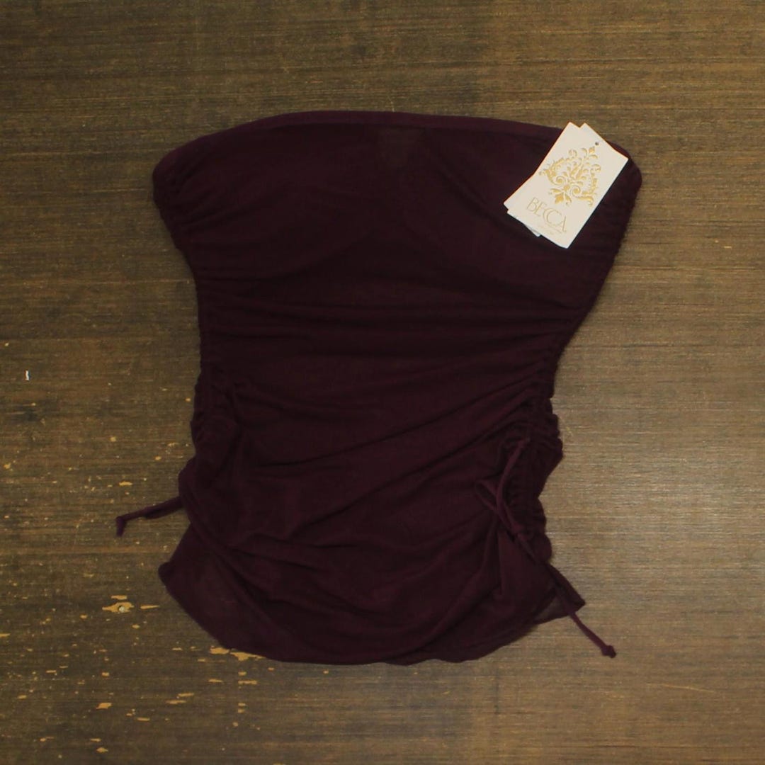 New Becca Muse Tankini Swim Top 733557 Aubergine Purple L - Etsy