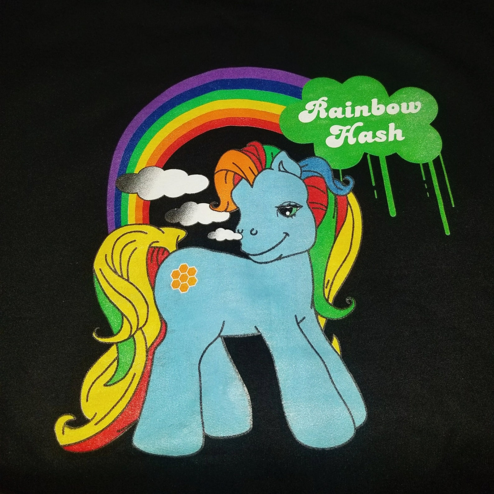 Rainbow Hash T Shirt - Etsy