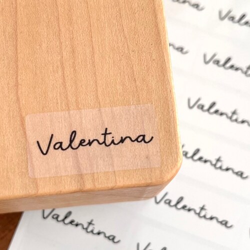 Clear Name Stickers Waterproof Clear Name Labels - Etsy