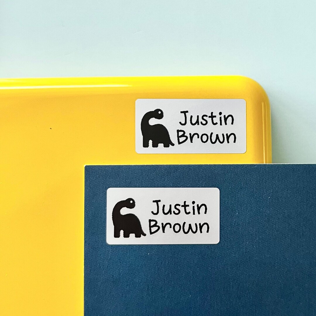 Dinosaur Name Labels | Custom Dino Labels | Preschool Name Labels ...