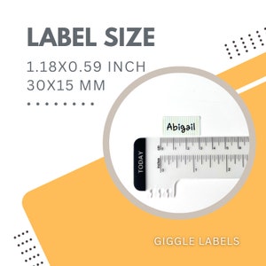 Personalized Name Tag Name Labels School Tag Waterproof Labels Name ...