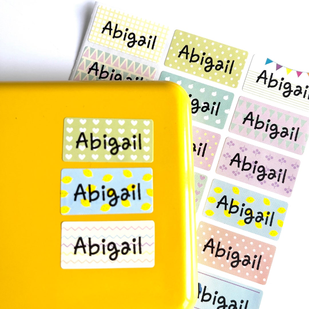 Kids Labels Waterproof Labels School Supply Labels Daycare Labels Back ...
