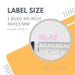 Personalized Minnie Mouse Name Labels Waterproof Preschool School Name ...
