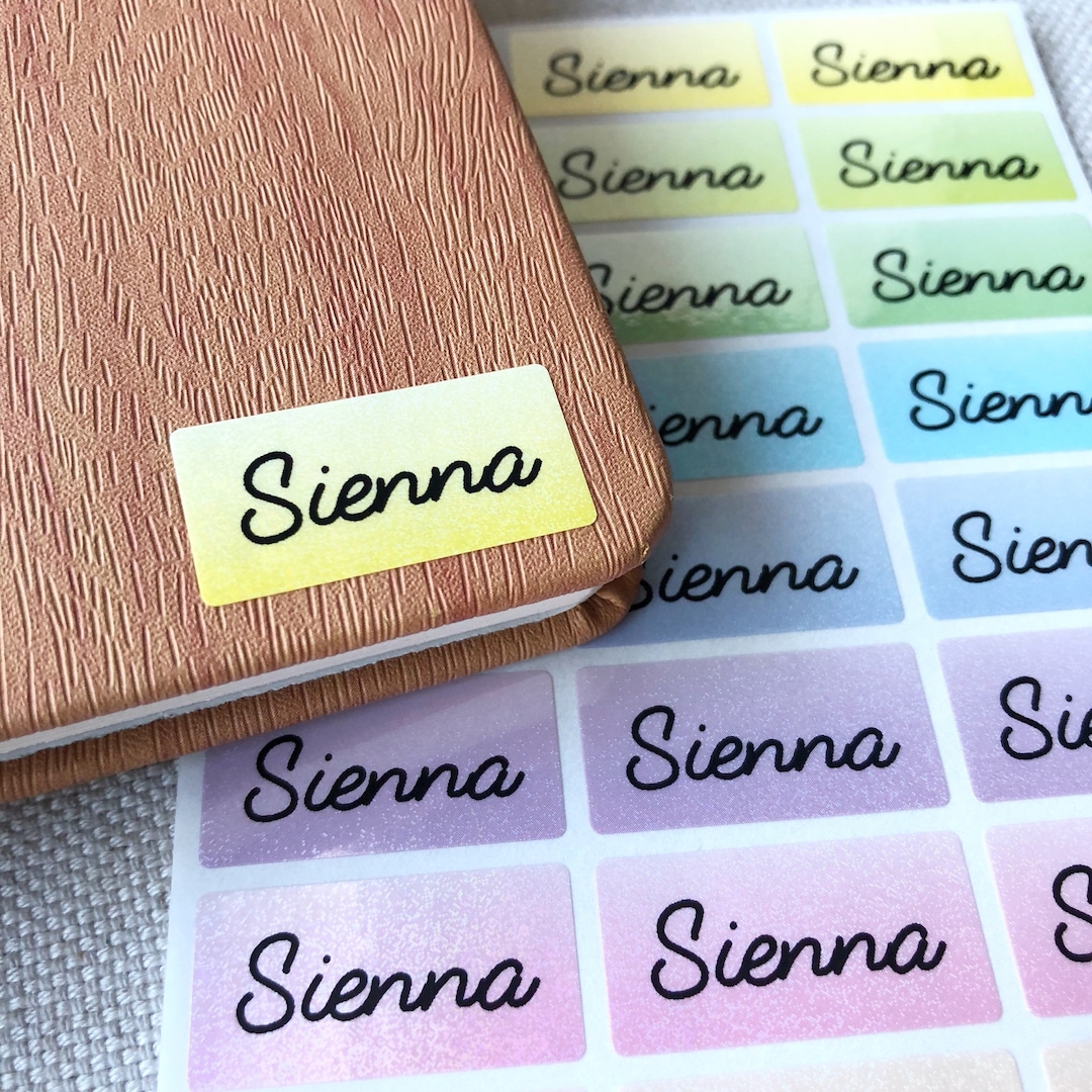 Waterproof Name Labels Dishwasher Safe Labels Name Stickers School ...