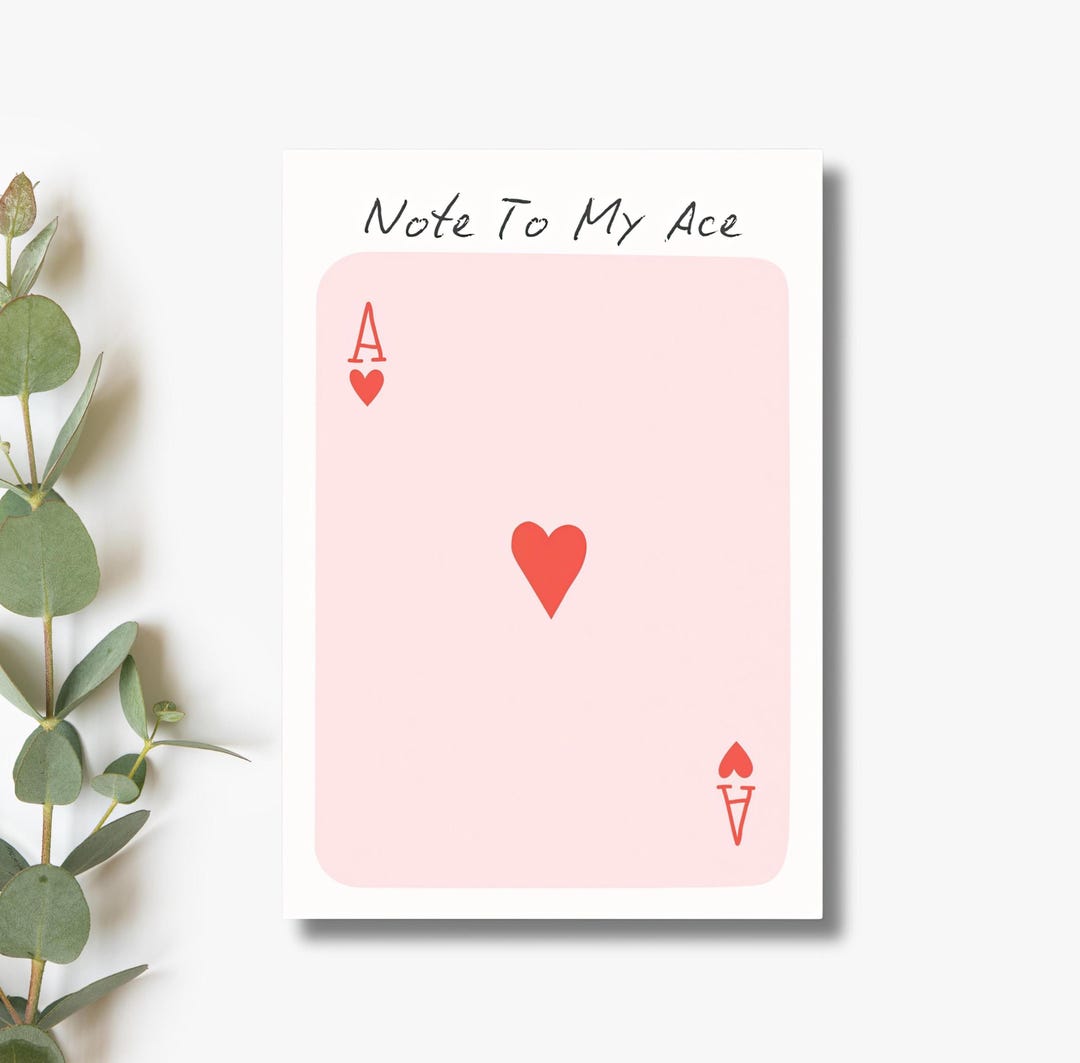 Personalized Notepad Love Sticky Note Cute Stationery Gift Custom Memo ...