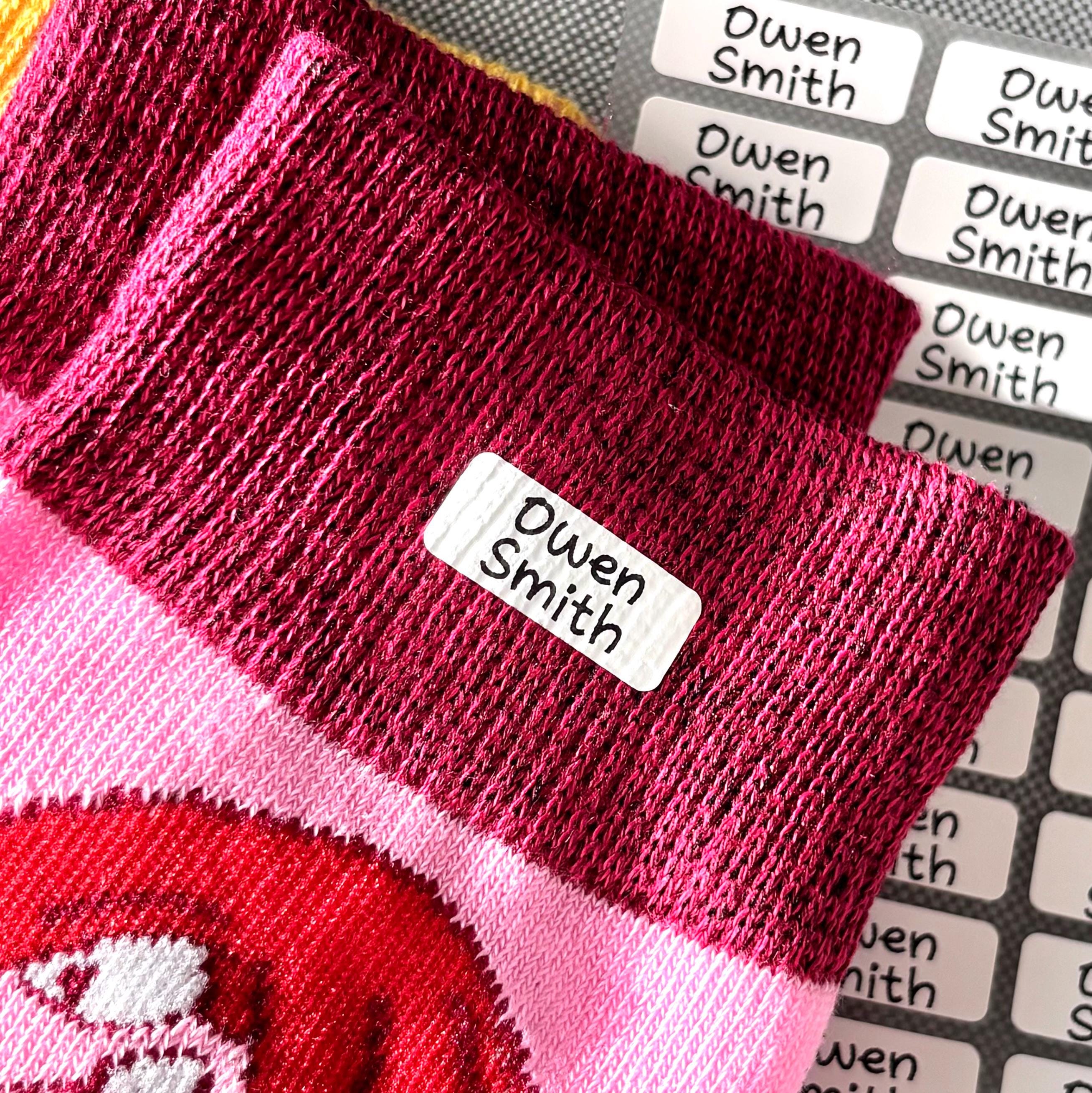 Iron on Name Labels for Nursing Home Clothing Personalized Senior Care ...