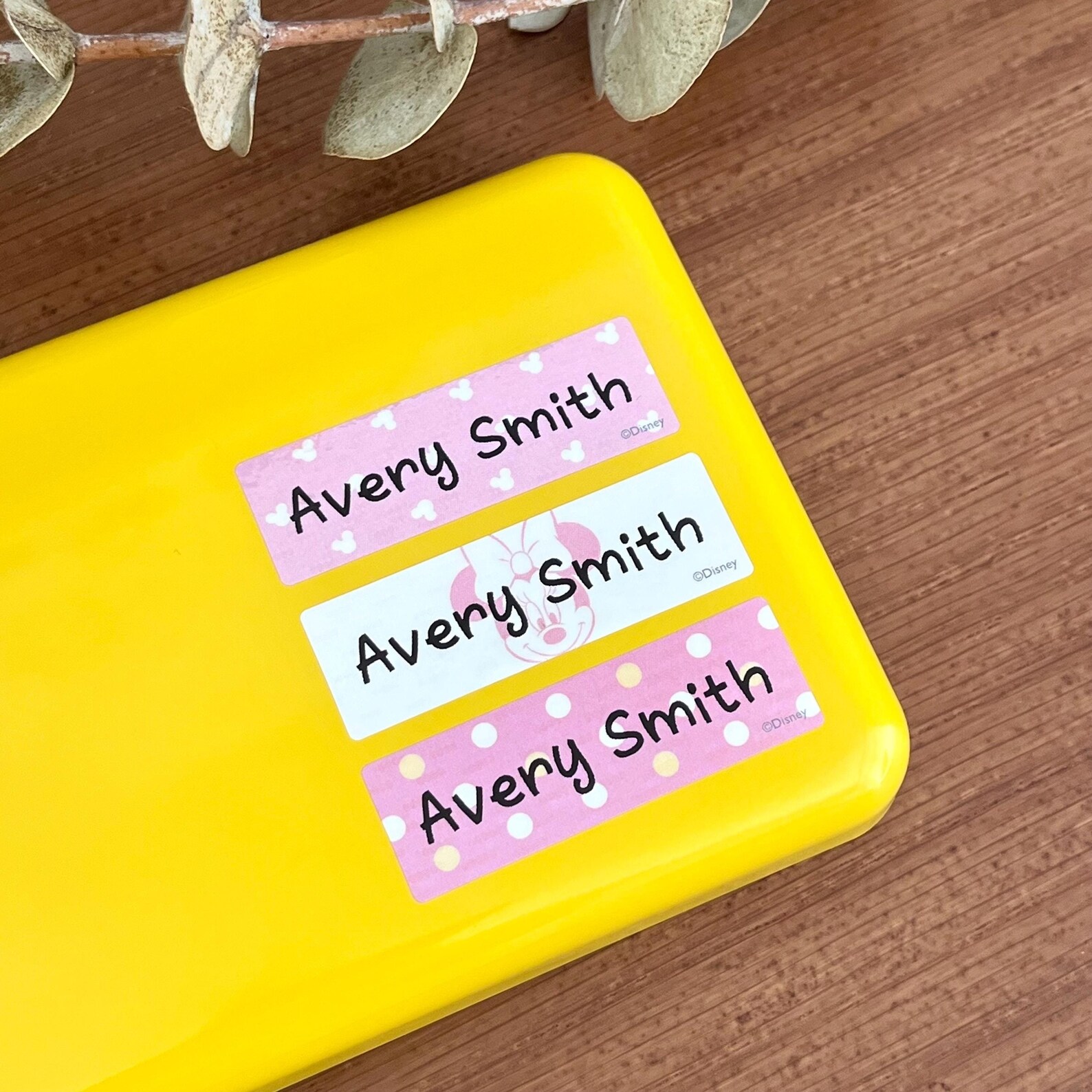 Personalized Minnie Mouse Name Labels Waterproof Preschool School Name ...