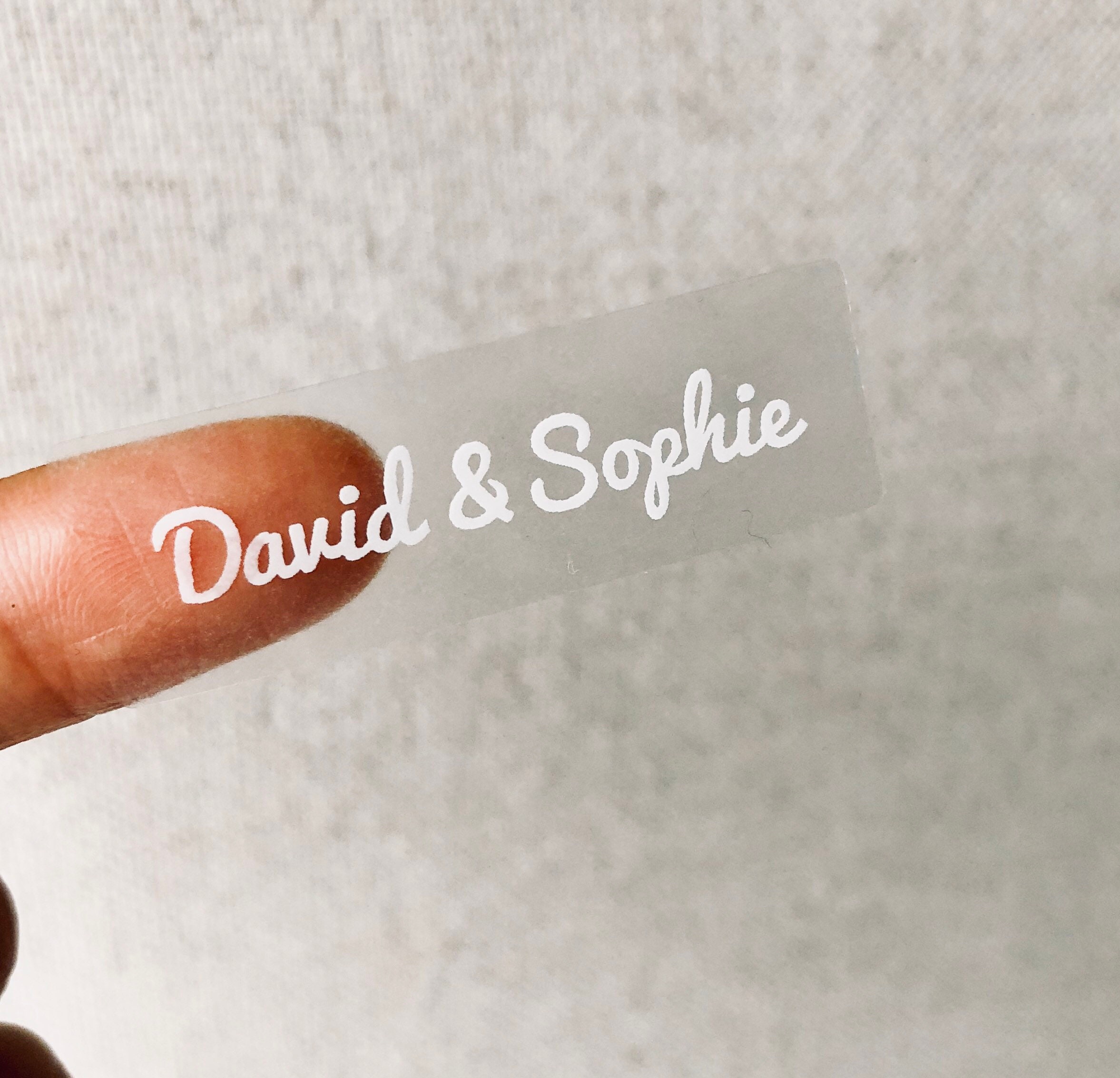 White Ink Clear Stickers Custom White Ink Stickers - Etsy