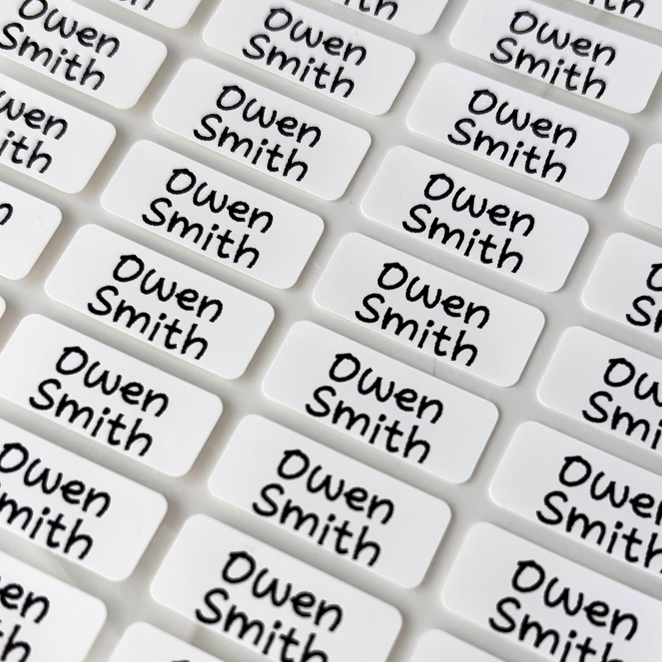 Iron on Name Labels for Nursing Home Clothing Personalized Senior Care ...