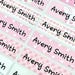Personalized Minnie Mouse Name Labels Waterproof Preschool School Name ...
