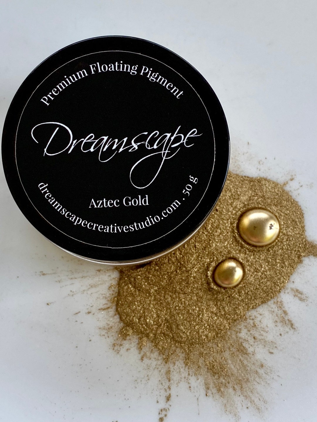 Aztec Gold Floating Pigment Powder - High Shine Metallic - for Use With ...