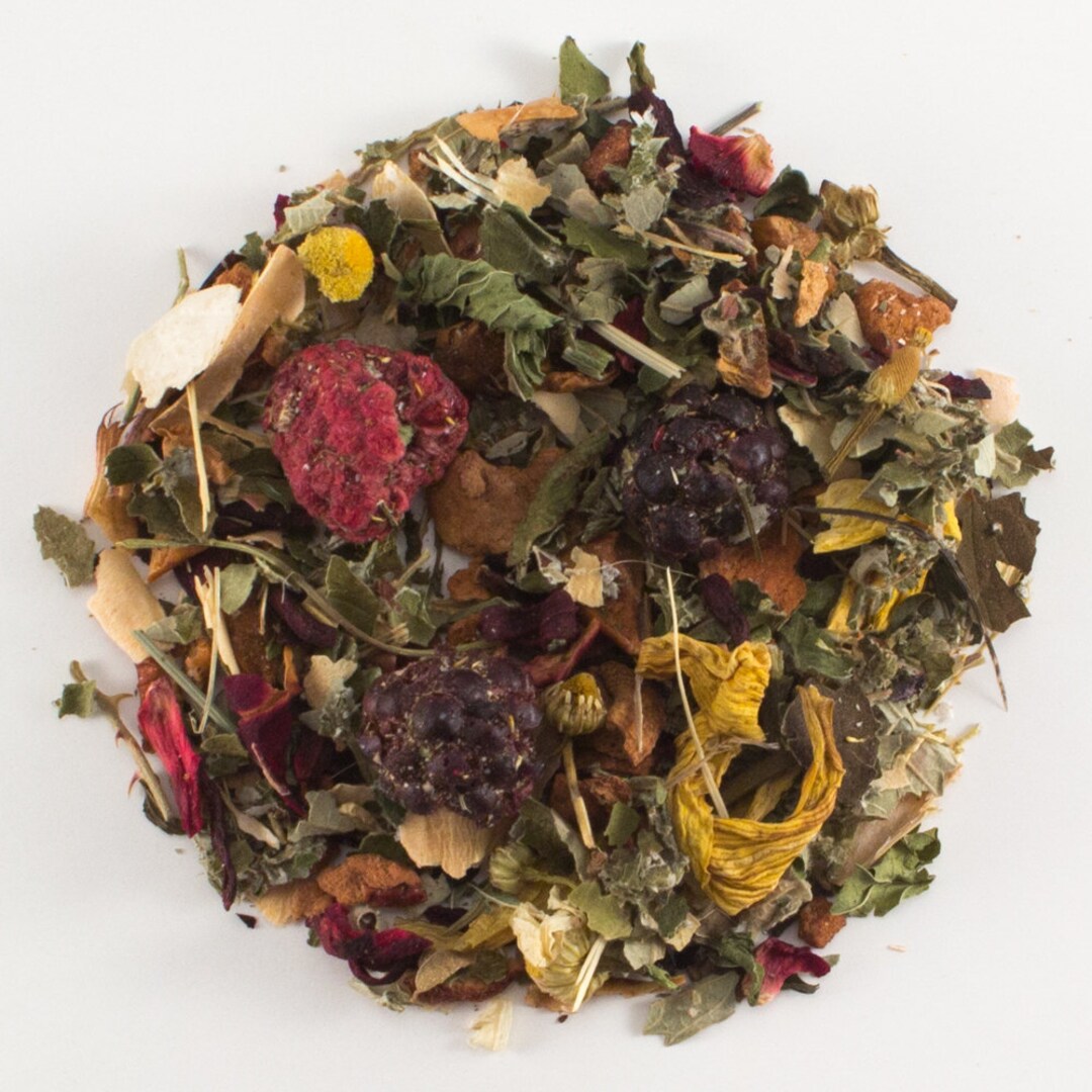 Raspberry Mint Medley Herbal Tea - Etsy