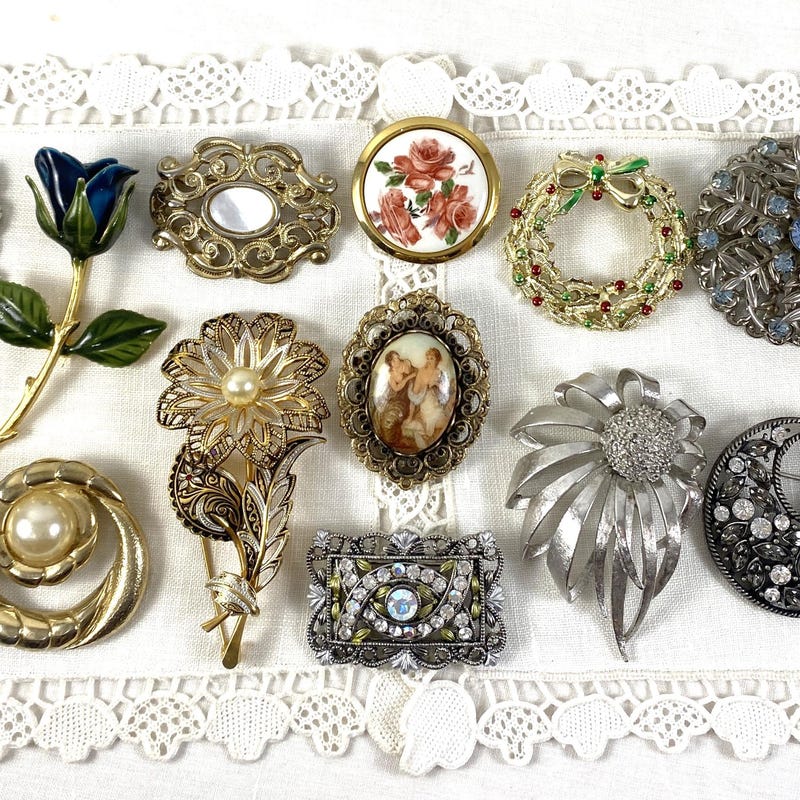 Victorian Brooch - Etsy