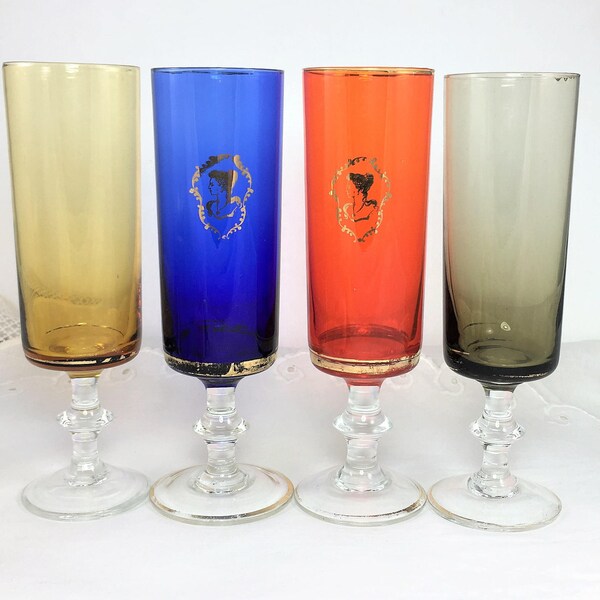 Colored Stemware - Etsy